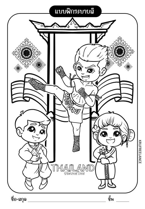 ครูฟรีแลนซ์ 🇹🇭แบ่งปันแบบระบายสีภาพประเทศไทย🇹🇭 Facebook