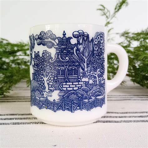 Blue Willow Mugs Etsy