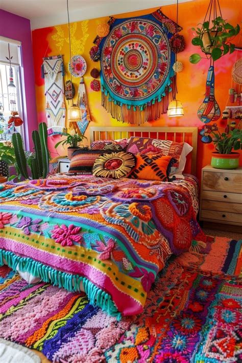 31 Stunning Boho Bedroom Ideas Home Decor Bedroom Funky Bedroom Boho Style Bedroom