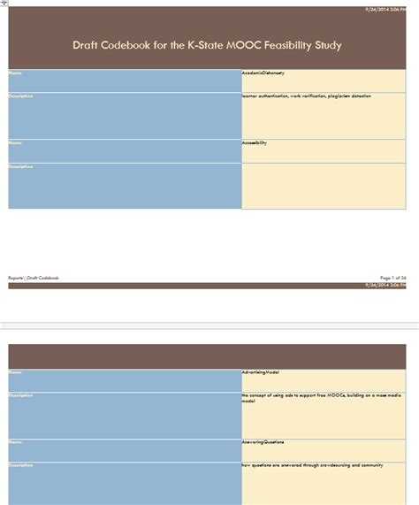 Creating Codebooks In Nvivo Through Reports Through Share