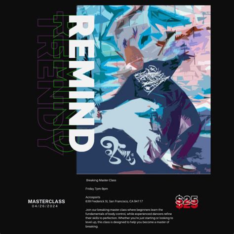 Master Class With Bboy Remind From Style Elements Crew Acrosports