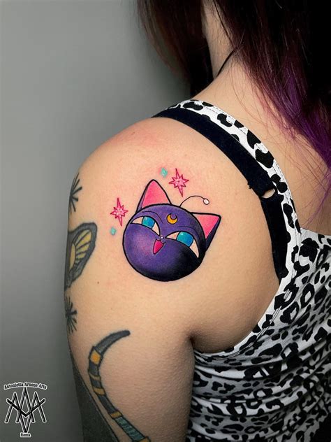 Luna Sailor Moon Tattoo By Antoniettaarnonearts On Deviantart