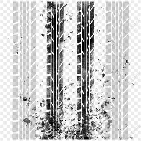 흑백 일러스트 줄무늬 바퀴 자국튀다타이어 Png 일러스트 무료 다운로드 Lovepik