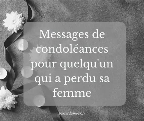 Message de condoléances 110 messages très touchants