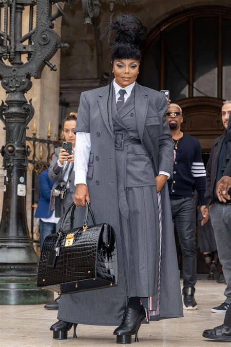 헐리우드 톰 브라운 패션쇼에서 자넷 잭슨