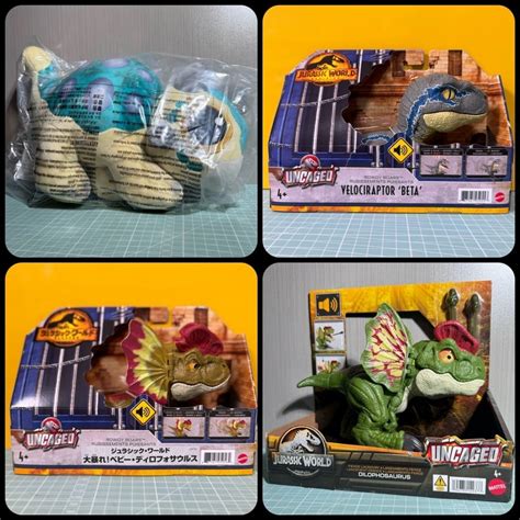 แมทเทล จูราสสิค เวิลด์ ไดโนเสาร์เวโลซิแรปเตอร์ที่มีเสียงโต้ตอบ รุ่นเบต้า หัวใหญ่ มีเสียง สีฟ้า