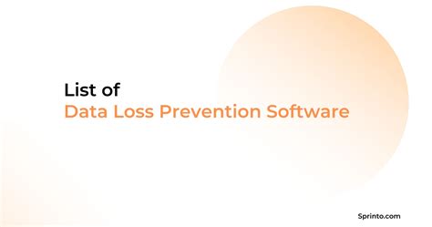 Best Data Loss Prevention Software For 2025 Sprinto