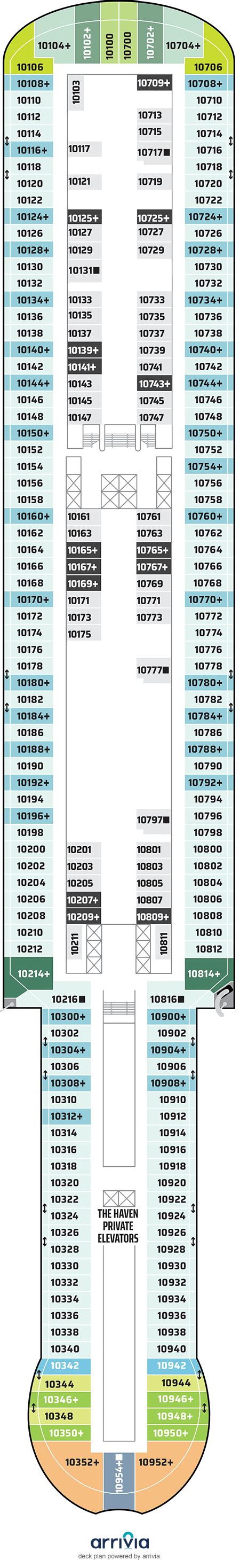 Deck 10 On Norwegian Prima Norwegian Prima Deck 10 On