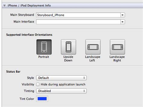 Ios5 Portrait Mode Only Ios Stack Overflow