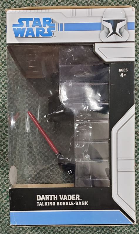 Star Wars Darth Vader Talking Bobble Bank Bobble Head From Funko The Toys Time Forgot