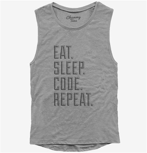 Eat Sleep Code Repeat Funny Programmer T Shirt