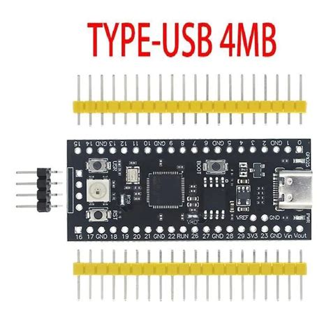 Raspberry Pi Pico Board Rp2040 Type C 4mb модуль купить с доставкой по выгодным ценам в