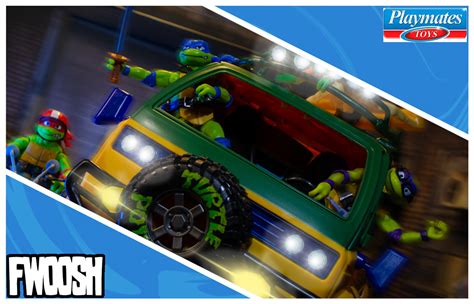 Playmates Tmnt Mutant Mayhem Pizza Fire Van Review Feature