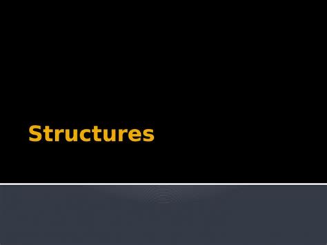 PPTX Complex Data Types Structures Defined Types Structures And Functions Structures And