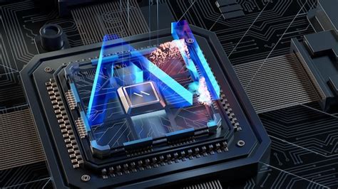 Premium Photo Artificial Intelligence In A Complex And Modern Gpu Card 3d Rendering