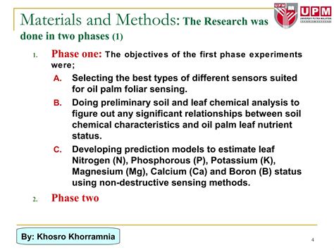 OIL PALM LEAF NUTRIENT ESTIMATION USING OPTICAL SENSORS PPT