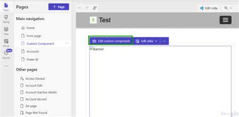 Add A Custom Component Preview In The Power Pages Portal Microsoft Dynamics 365 Crm Tips And