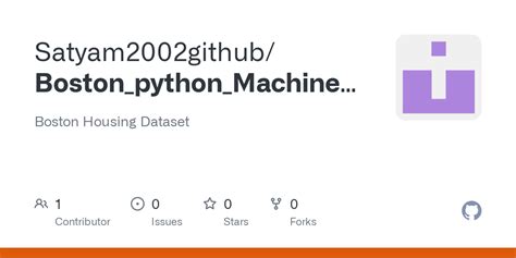 Github Satyam2002githubbostonpythonmachinelearning Boston