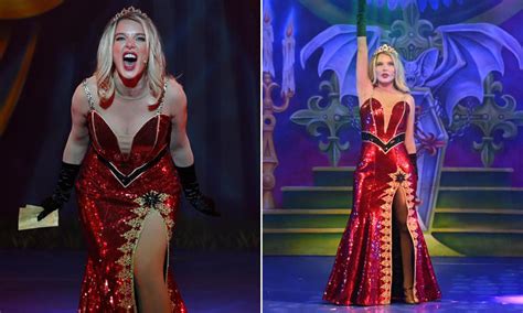 Helen Flanagan Puts On A Leggy Display As She Stars As The Wicked Queen