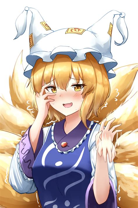 Yakumo Ran Touhou Drawn By Kuneamorai Danbooru