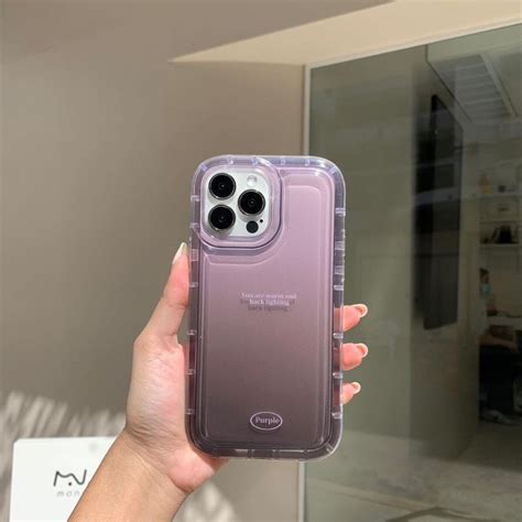 Purple Shockproof Iphone Case Zicase