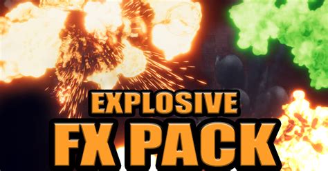 Explosive Fxpack Realistic Stylizedhdrpurpbuilt In Fire