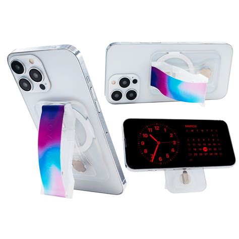 Lovehandle Pro Magsafe Compatible Magnetic Phone Grip W Kickstand Mount Strap And Stand For