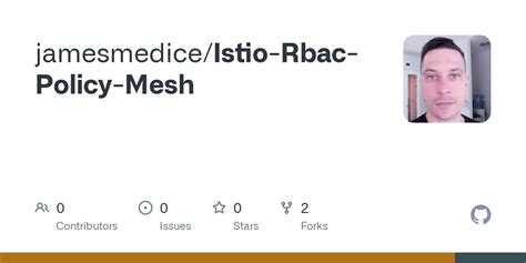 GitHub Jamesmedice Istio Rbac Policy Mesh