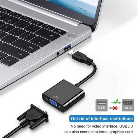 Usb Male To Vga Port Conversion Cable Cord Usb To Vga Video Graphics Adapter External Video