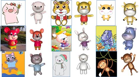 [2303 12564] Rabit Parametric Modeling Of 3d Biped Cartoon Characters