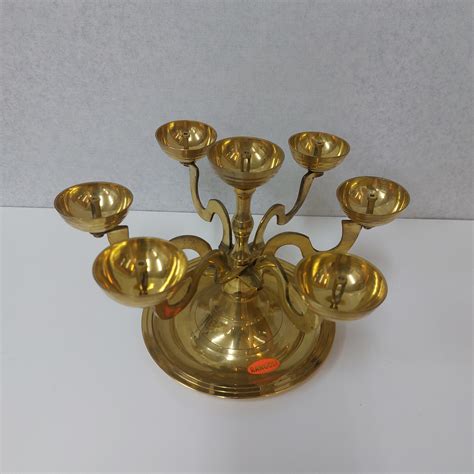 Brass 7 Face Nanda Deepam 7 Face Thiri Deepa Vilakku Sri Thangarathna