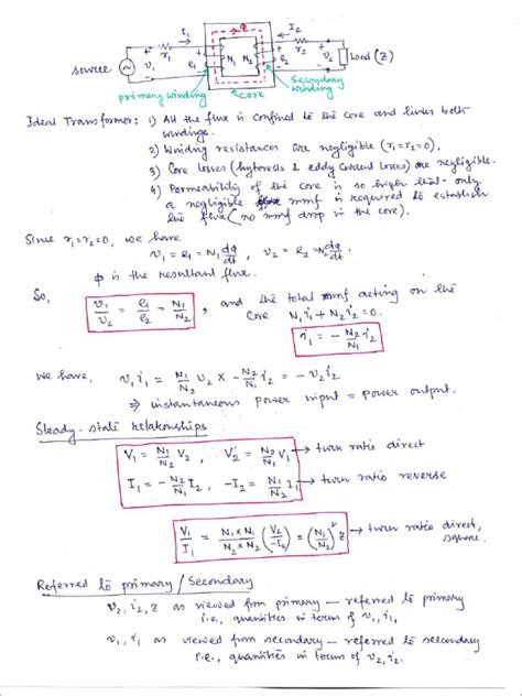Transformer Class Material Pdf