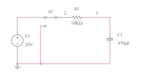 Capacitor Charging And Discharging Circuit Multisim Live