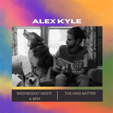 Wednesday Night At The Mad Batter Alex Kyle 6 8pm Things To Do In Cape May Nj