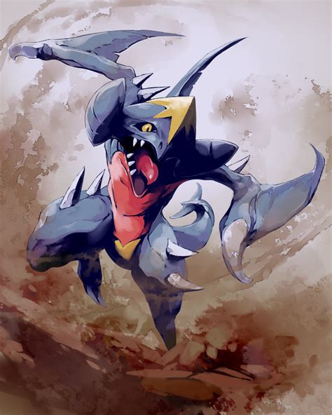 Garchomp Pokemon And More Drawn By Mk Mikka Danbooru