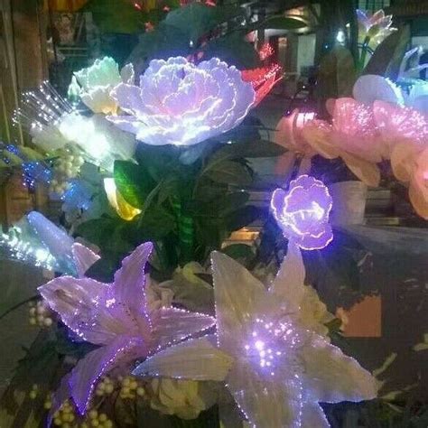 Lighted Flower Vase Table Decor