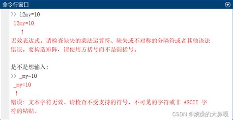 matlab基础—变量及其操作 matlab变量 csdn博客