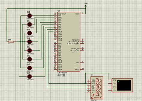 Stm32学习总结：4、proteus8stm32cubemxmdk仿真串口收发逍遥游的技术博客51cto博客