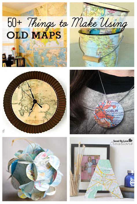 Over 50 Diy Projects Using Old Maps Artofit