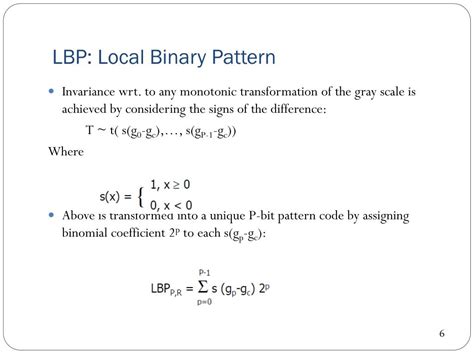 PPT Face Description With Local Binary Patterns Application To Face