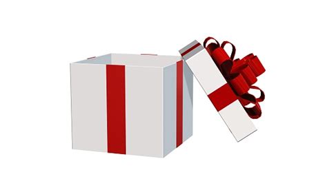 빨간색 리본과 흰색에 열린 뚜껑이있는 상자를 선물하십시오 경관에 대한 스톡 사진 및 기타 이미지 경관 공휴일 기념일 Istock