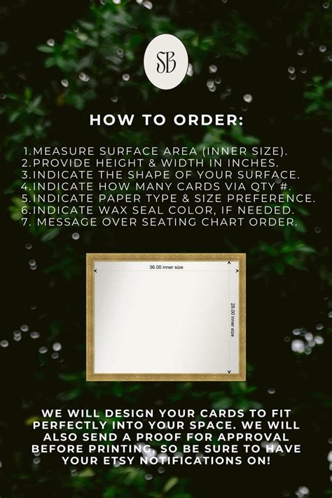 Printed Seating Chart Cards Personalized Escort Cards Wax Seal Colors