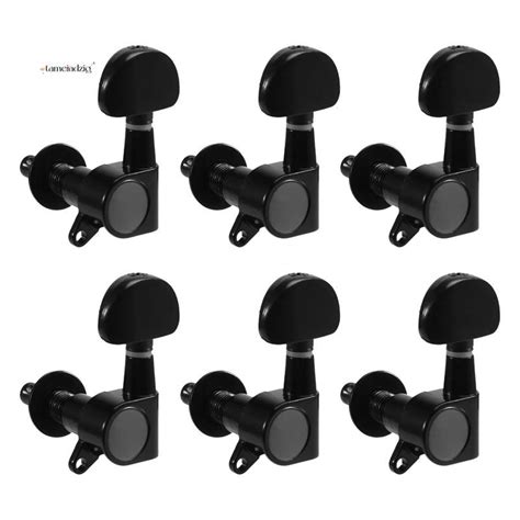 6pcs Locking Tuners Tuning Heads Lock String Tuning Pegs Tuner Electric Guitar Machine 3l