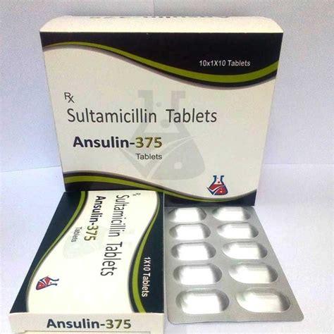 Ansulin 375 Sultamicillin Tablets Manufacturer Andee Lifesciences