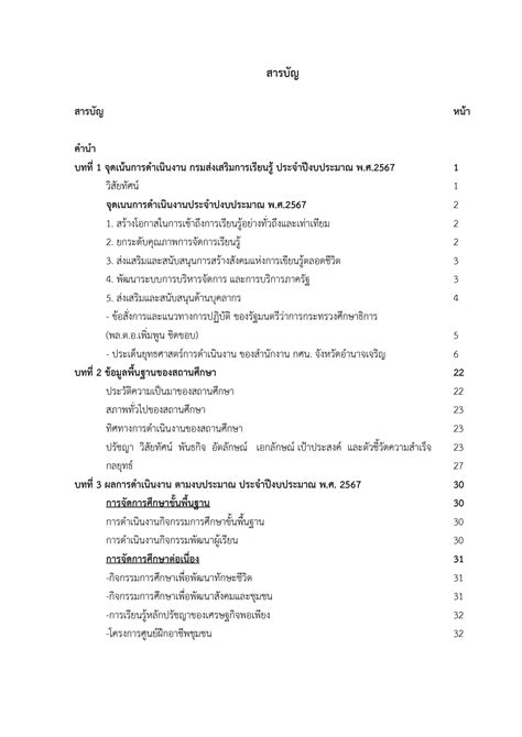 รายงานผลการดำเนินงาน ศูนย์ส่งเสริมการเรียนรู้อำเภอชานุมาน ประจำปีงบประมาณ 2567 ไตรมาส 1 2