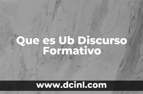 Que Es Un Discurso Informativo Significado Y Ejemplos