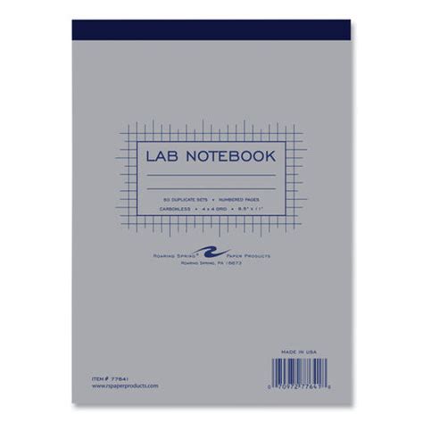 Shop For Lab And Science Carbonless Notebook