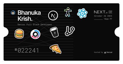 Bhanuka Krish On Linkedin Join Bhanuka Krish At Nextjs Conf