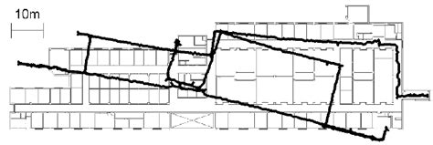 The Path Of The Robot As Calculated By Odometry Is Shown Superimposed
