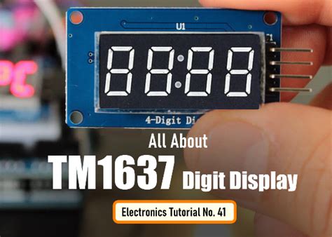 Tm1637 Digit Display With Arduino Share Project Pcbway